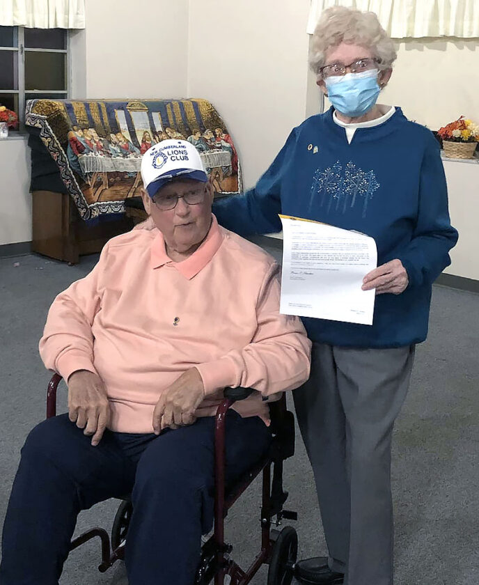 New Cumberland Lions present 50-year chevron | News, Sports, Jobs - The ...